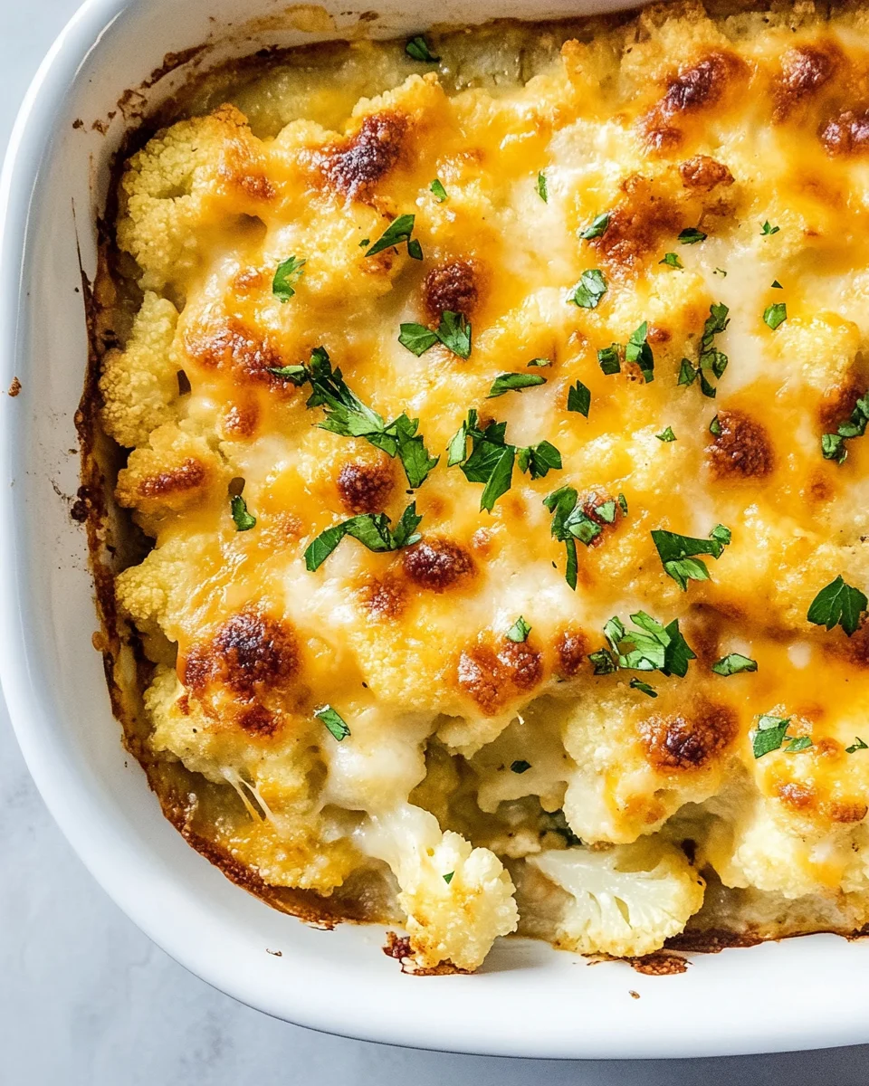 Cheesy Cauliflower Bake